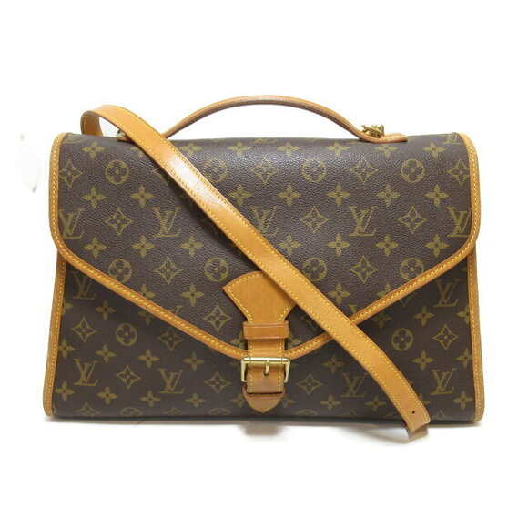 Louis Vuitton | Bags | Louis Vuitton Bel Air Handbag Canvas Monogram ...
